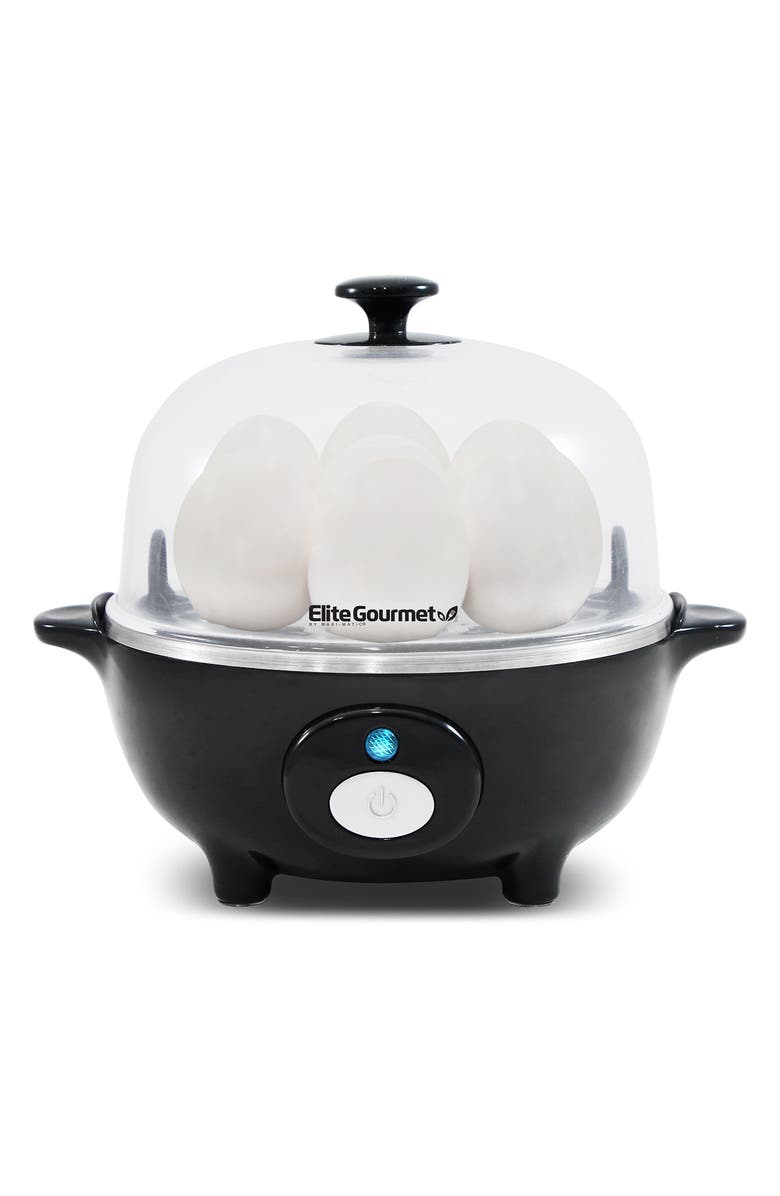 MAXI-MATIC Elite Cuisine Automatic Easy 7-Egg Cooker - Black ...