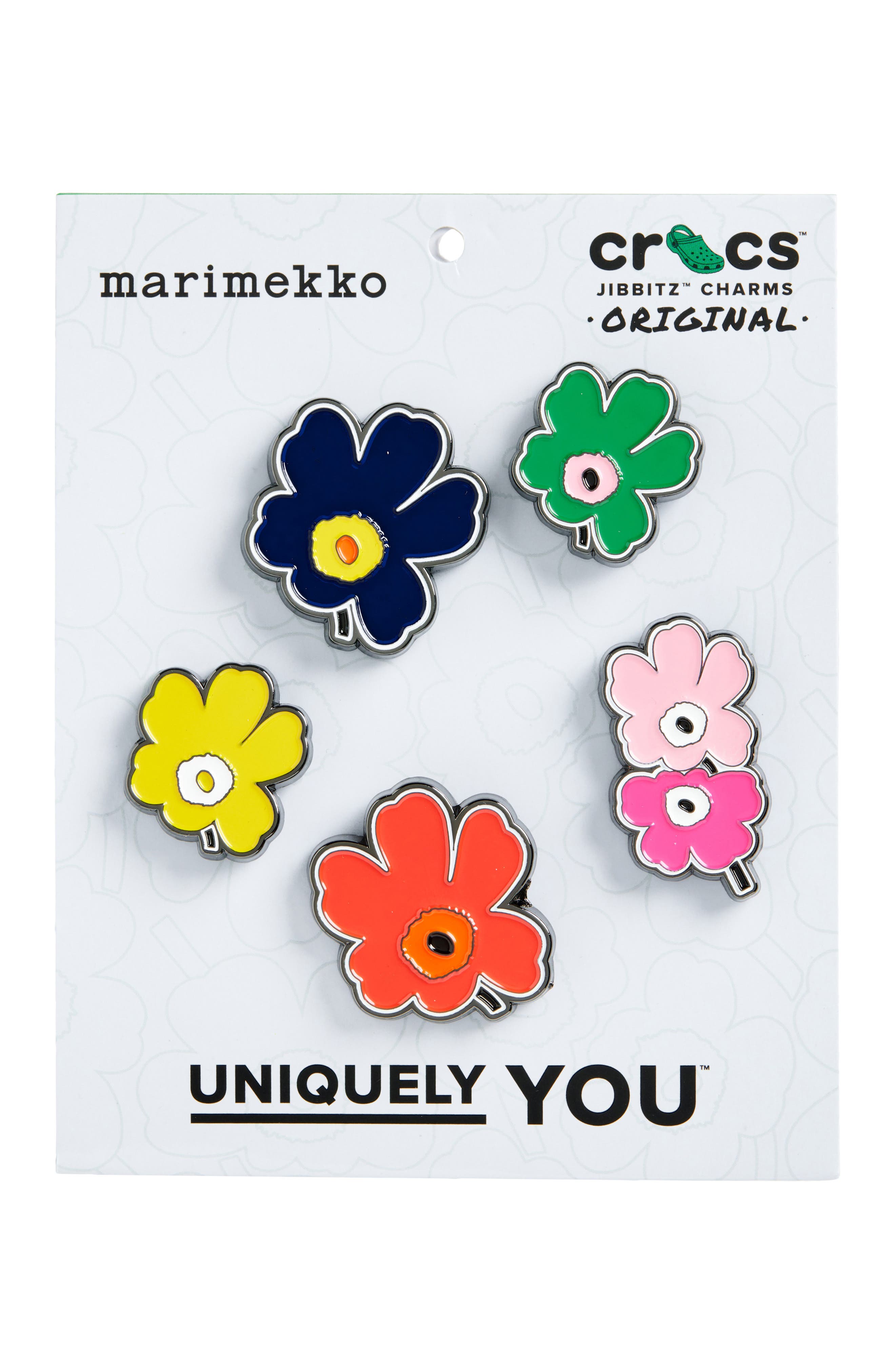 CROCS x Marimekko Assorted 5-Pack Jibbitz™ Shoe Charms | Nordstrom