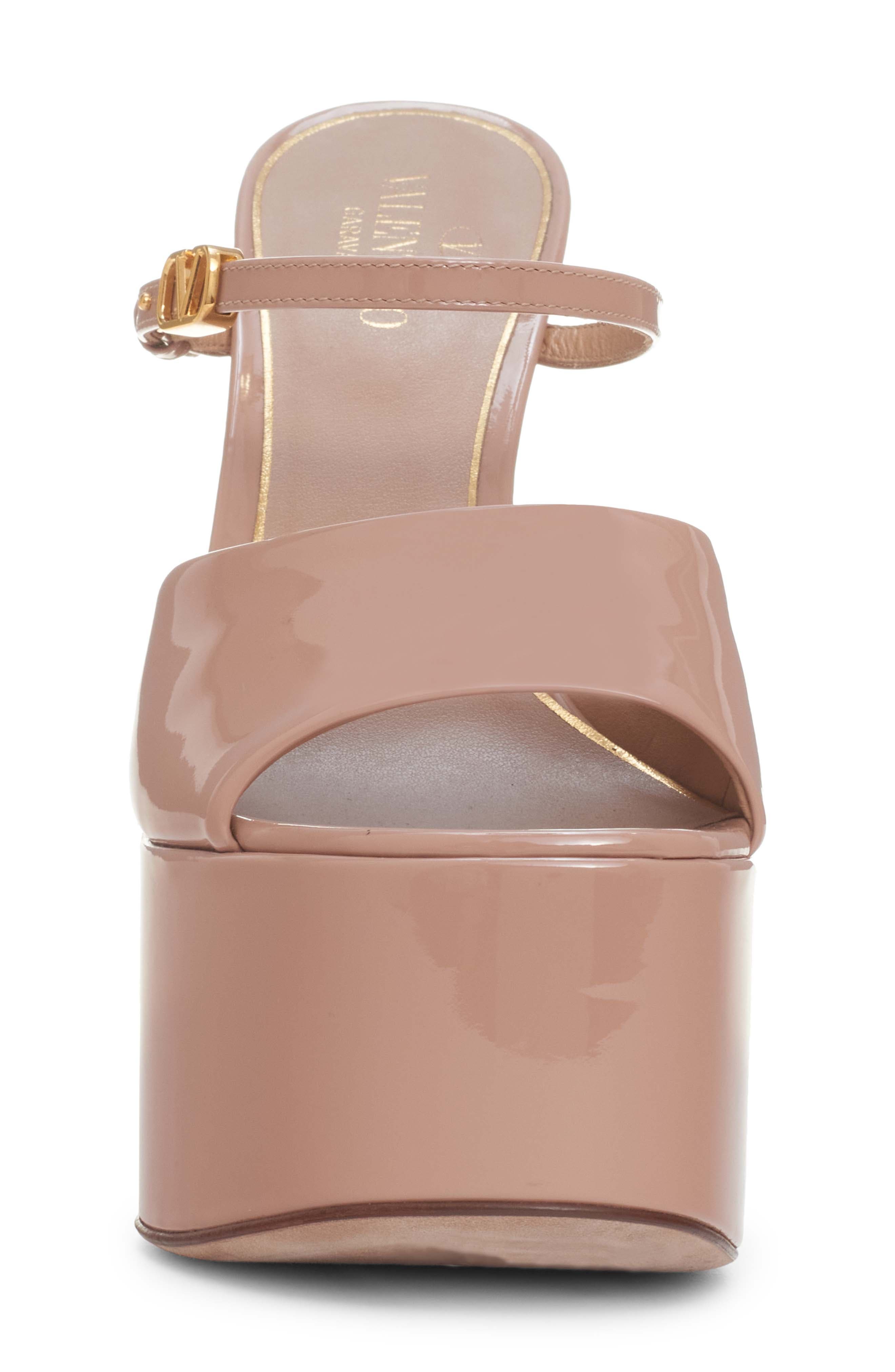 Valentino Garavani Tan-Go Platform Slide Sandal (Women) | Nordstromrack