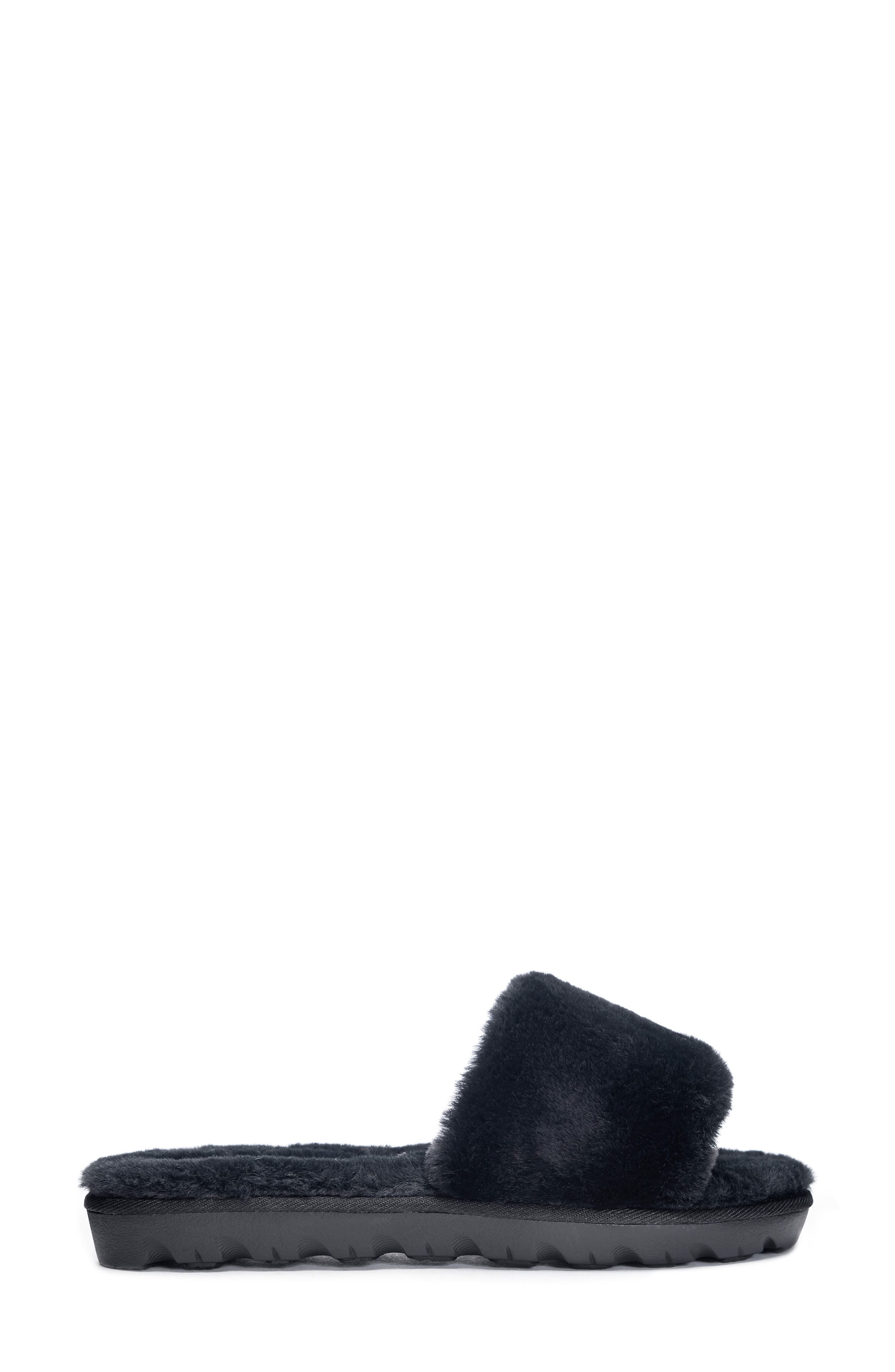 Chinese Laundry Rally Faux Fur Slide Sandal (Women) | Nordstromrack
