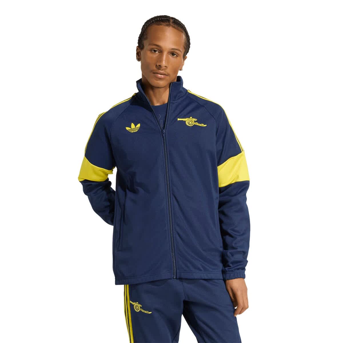 adidas Men's adidas Blue Arsenal Lifestyler Full-Zip Track Jacket ...