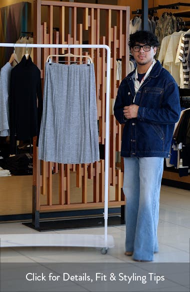 Vince Camuto Pleated Midi Skirt | Nordstrom