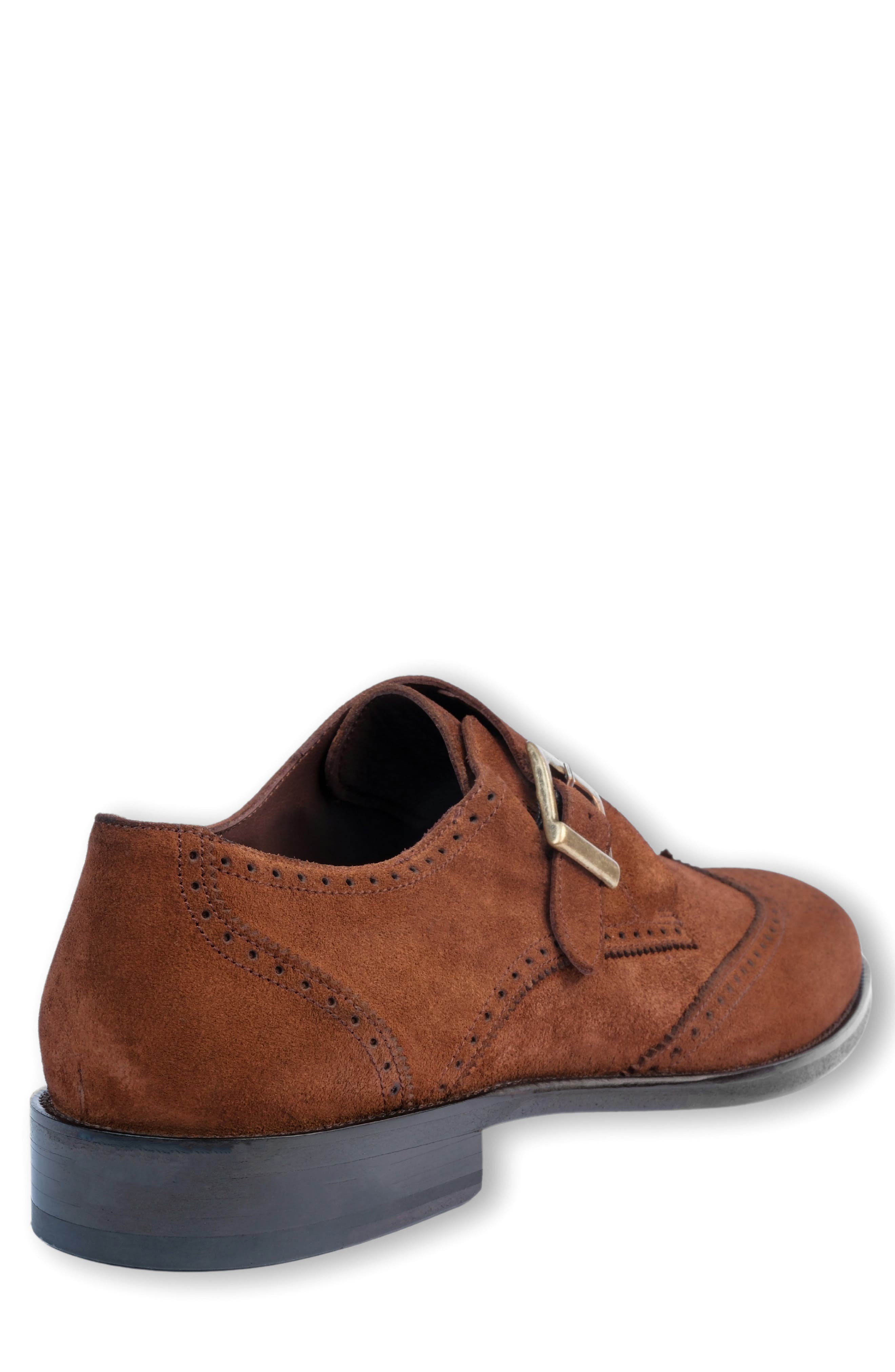 VELLAPAIS Clinton Wingtip Monk Strap Loafer (Men) | Nordstromrack