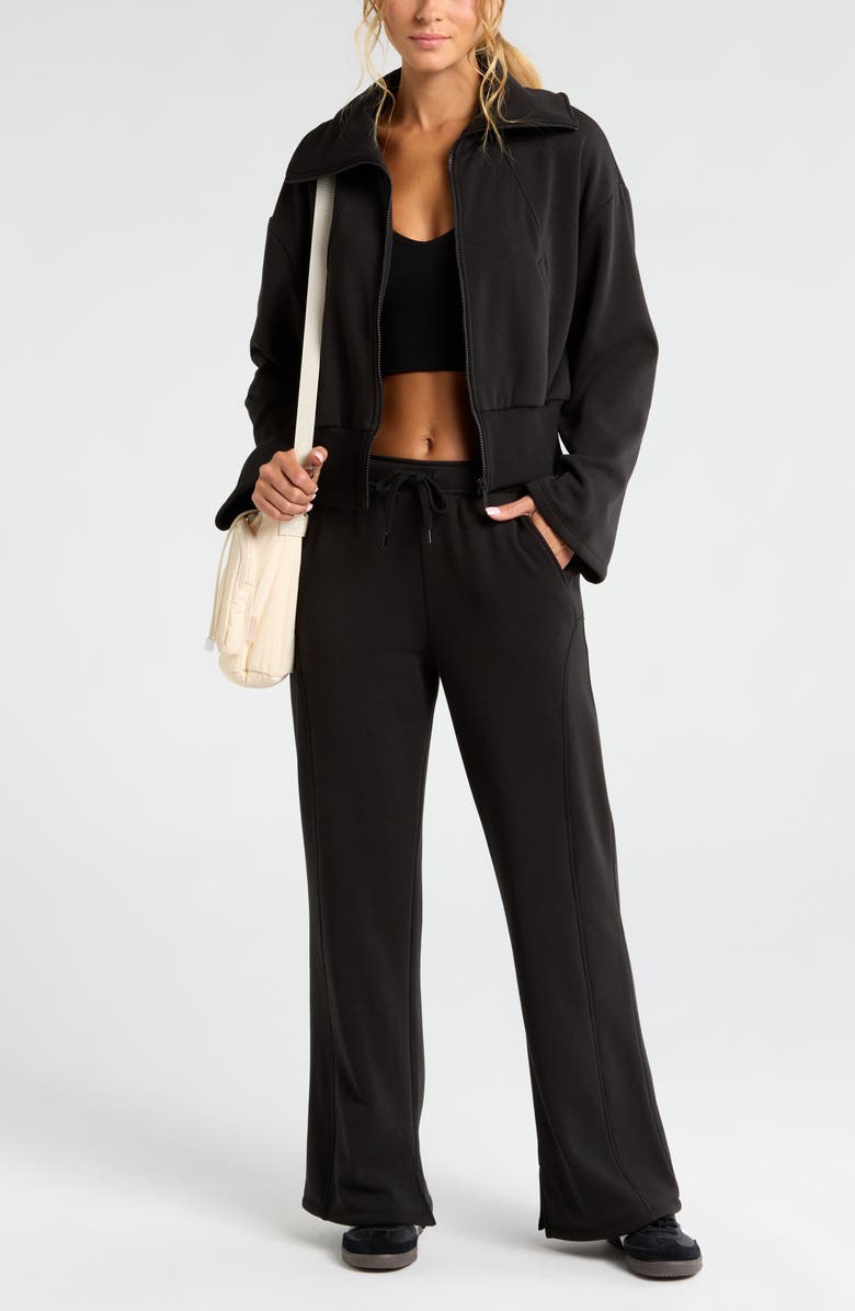 Zella Amazing Fleece Straight Leg Pants | Nordstrom