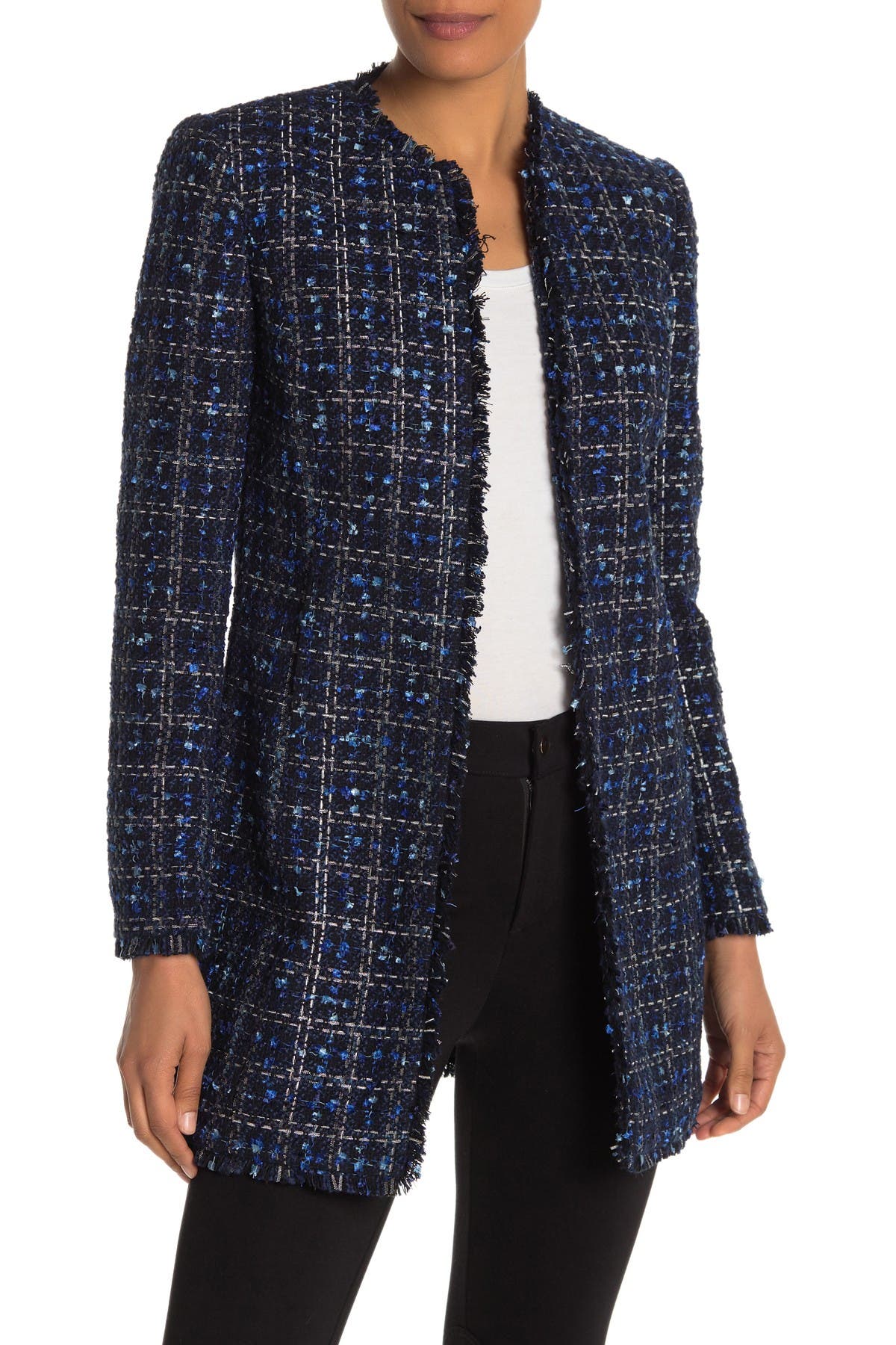 Calvin Klein Textured Plaid Jacket | Nordstromrack