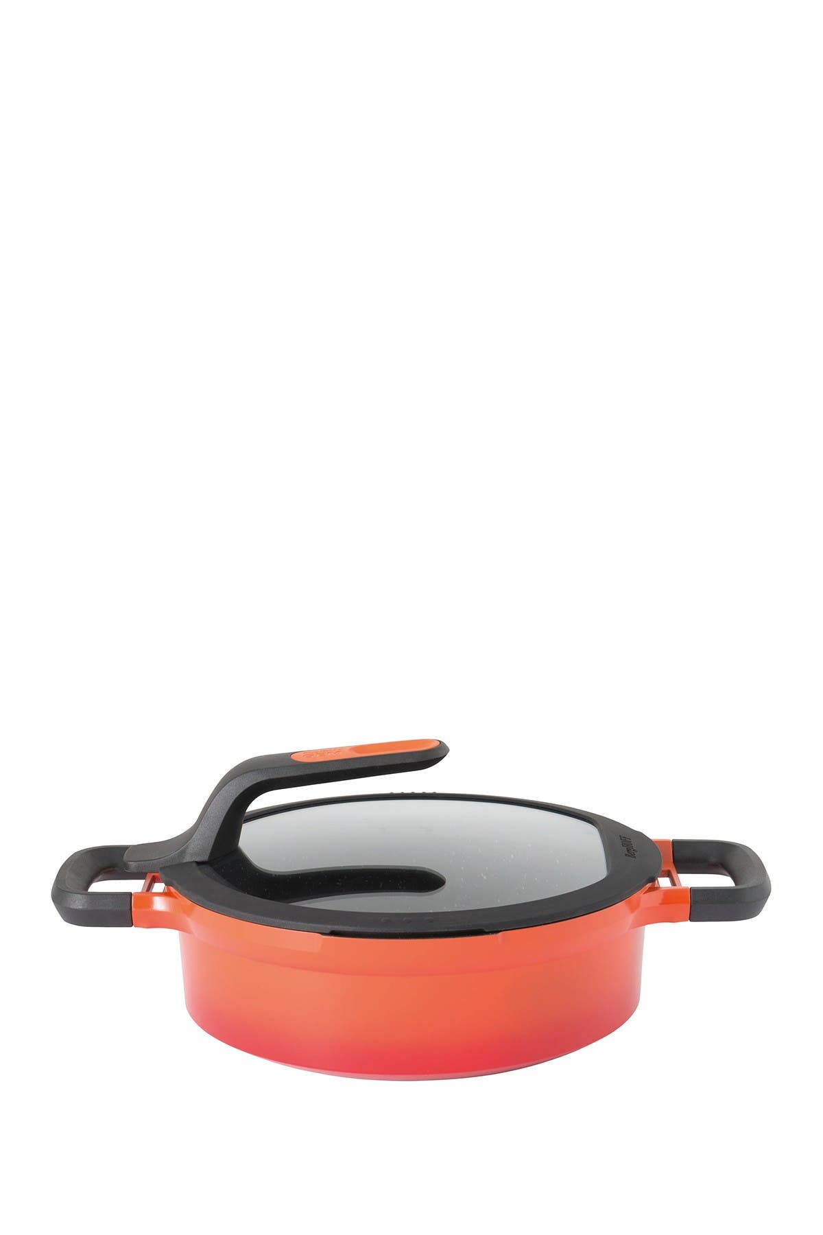 BergHOFF Caribbean Red Gem Cast Aluminum Non-Stick 9.5" Covered Two ...