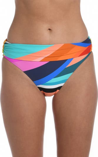 La Blanca Sunscape Shirred Hipster Bikini Bottoms | Nordstrom