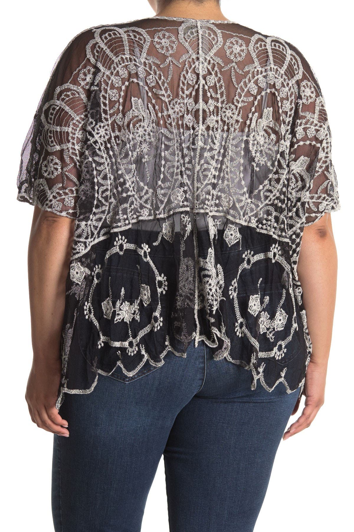 Forgotten Grace Embroidered Kimono (Plus Size) | Nordstromrack