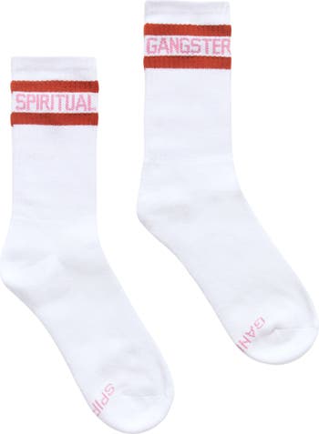 Spiritual Gangster Logo Crew Socks | Nordstrom