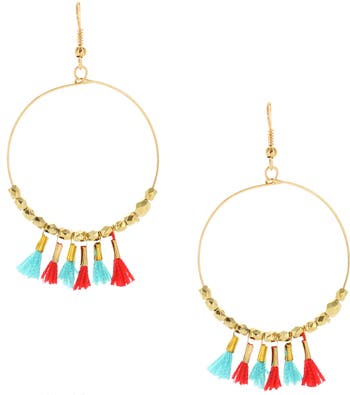 OLIVIA WELLES Reanne Tassel Drop Earrings | Nordstromrack