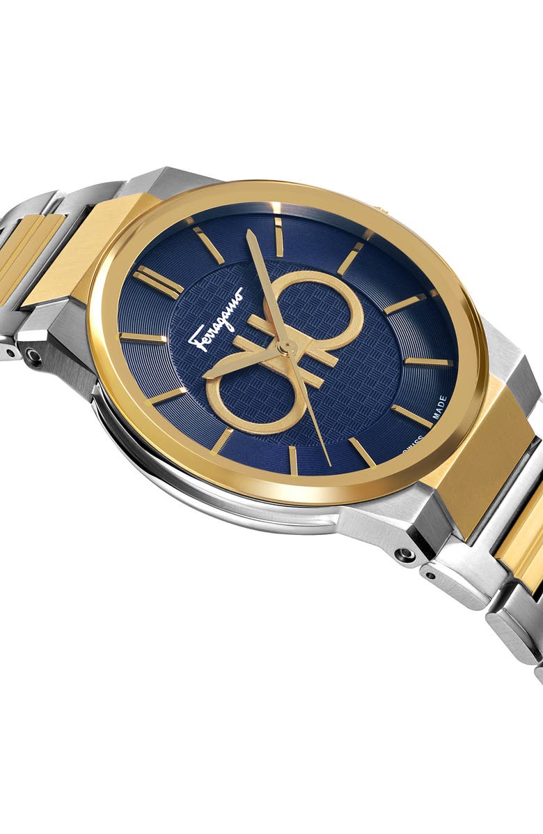 FERRAGAMO Salvatore Ferragamo Sapphire Bracelet Watch, 41mm | Nordstromrack
