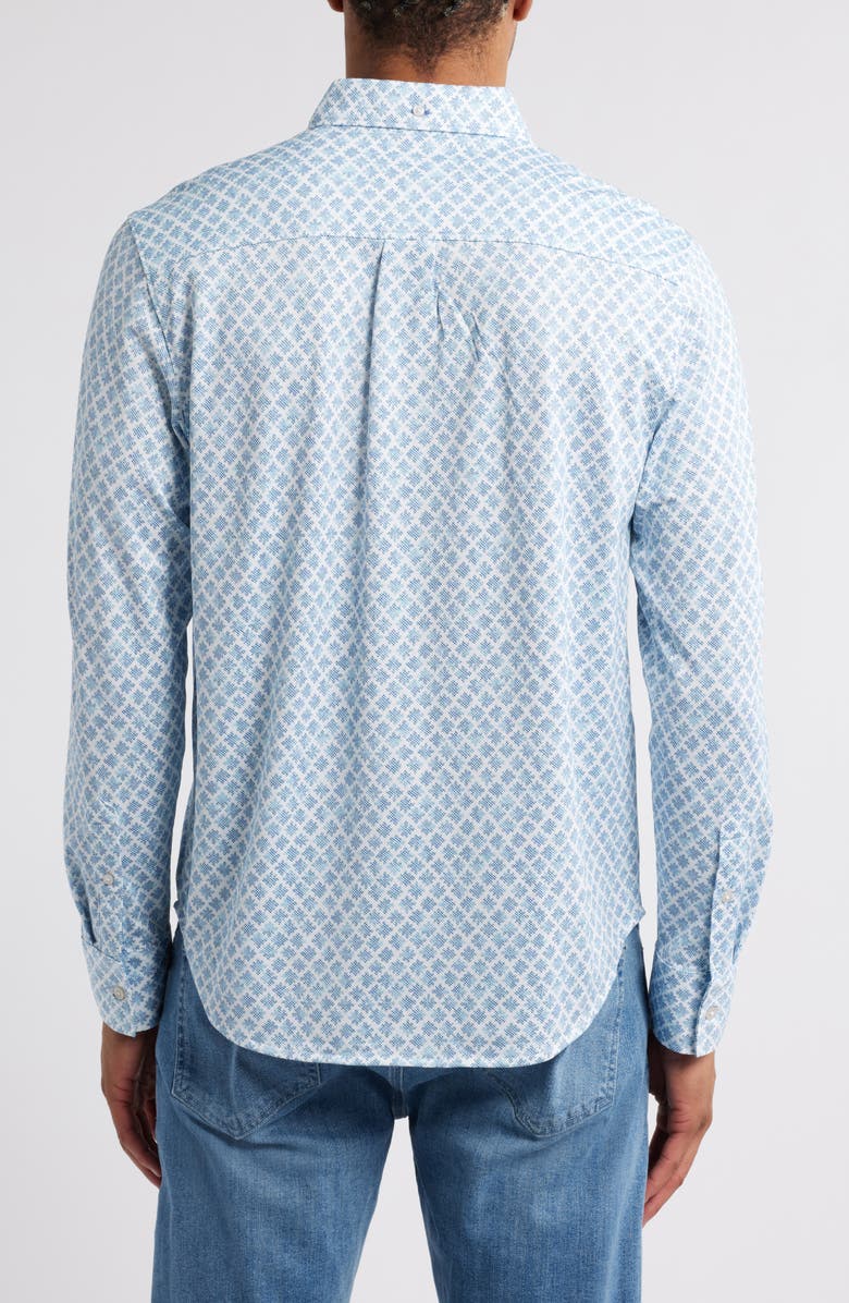 Tommy Bahama San Lucio Getaway Geo Print Supima® Cotton Blend Button-Up ...