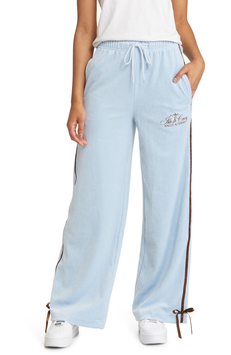 CONEY ISLAND PICNIC Ballet Academy Velour Track Pants | Nordstromrack