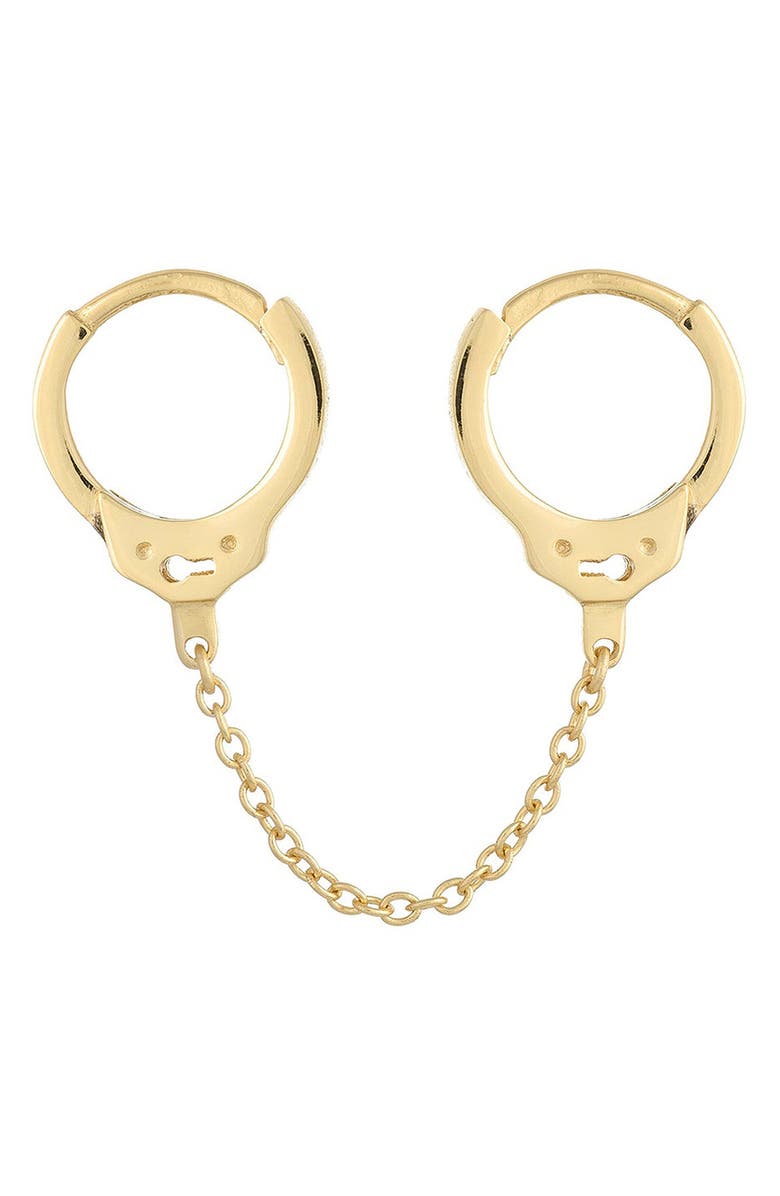 BY ADINA EDEN Single Handcuff Huggie Earring | Nordstromrack