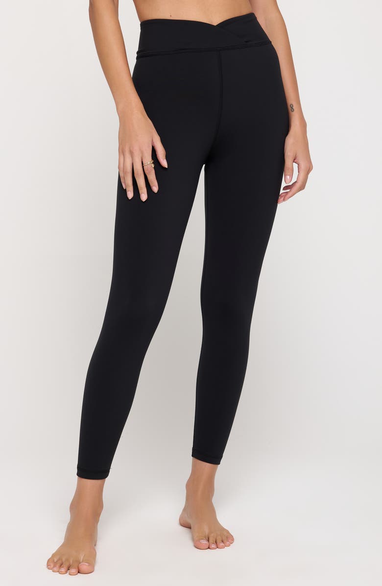 Spiritual Gangster Evie Wrap Waist 7/8 Leggings | Nordstromrack