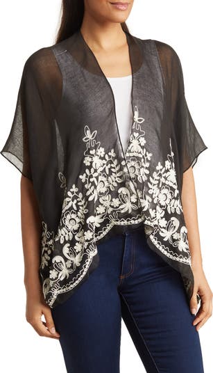 Forgotten Grace Embroidered Woven Topper | Nordstromrack