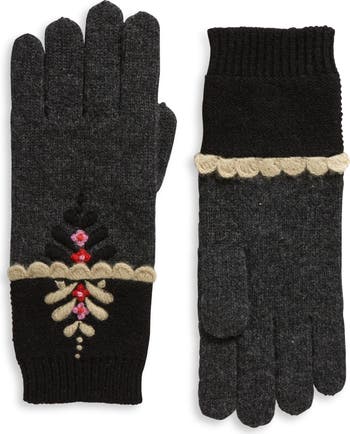 FRENCH KNOT Ginger Merino Wool Gloves | Nordstrom