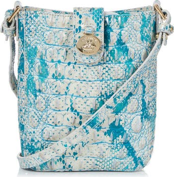 Brahmin Marley Croc Embossed Leather Crossbody Bag | Nordstrom