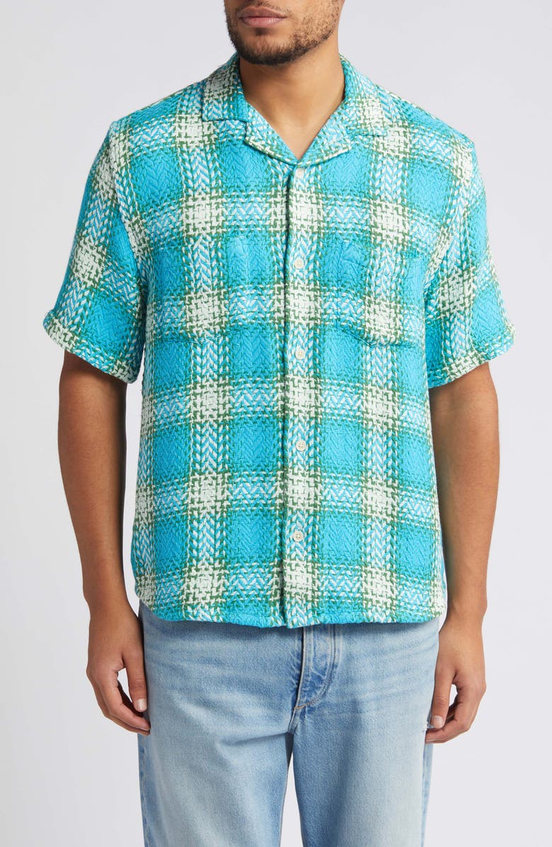 Corridor Wildcard Plaid Short Sleeve Button-Up Shirt | Nordstromrack