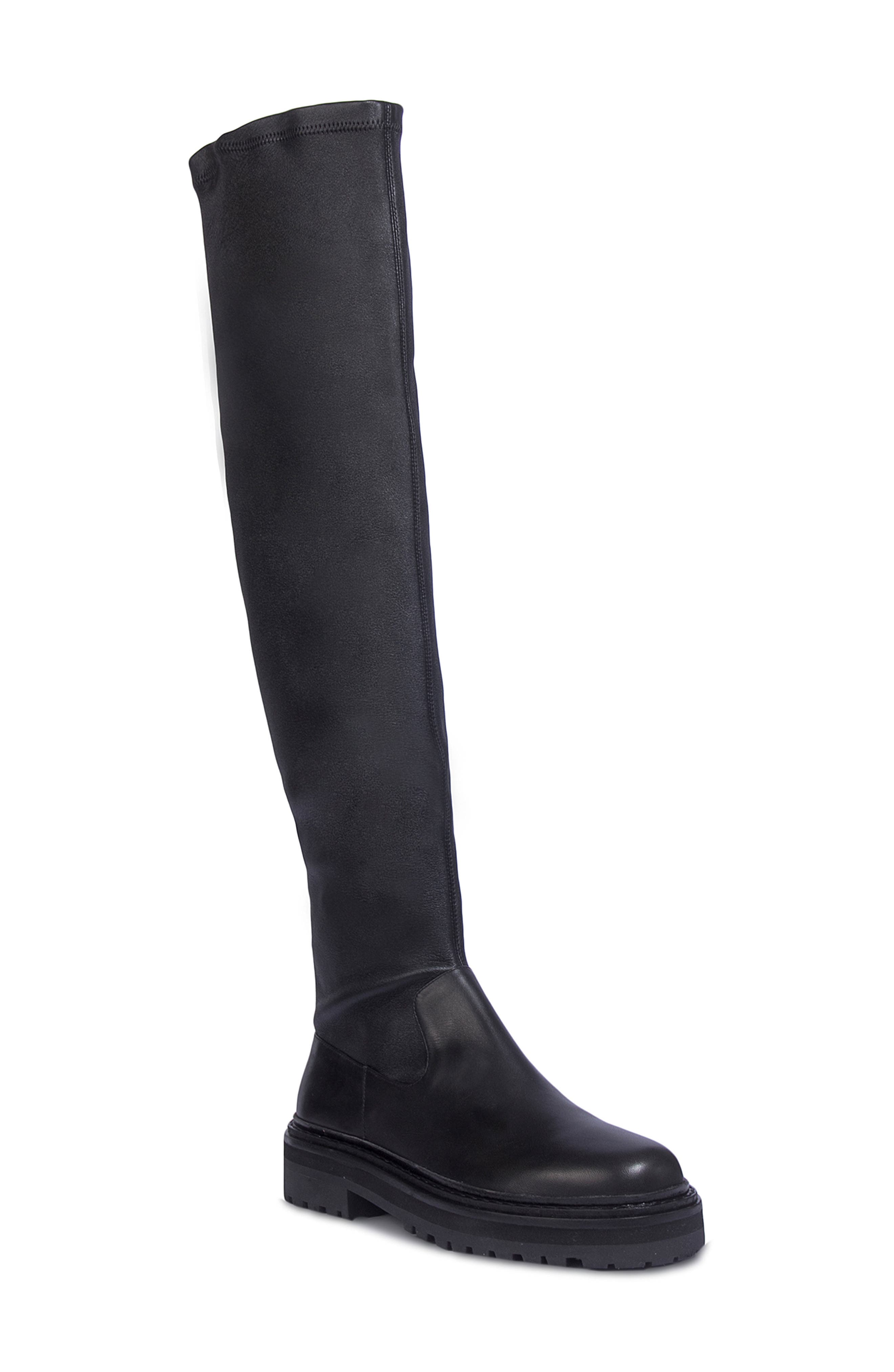 BLACK SUEDE STUDIO Dion Over the Knee Boot (Women) | Nordstromrack