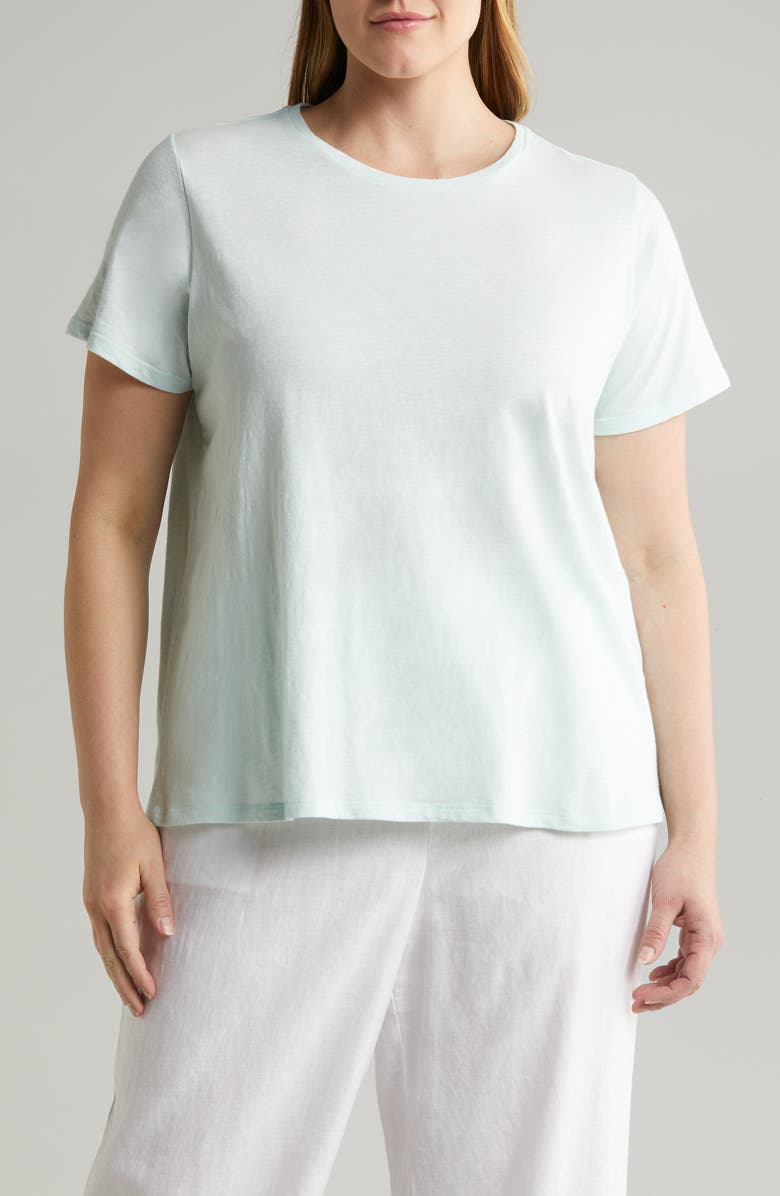 Eileen Fisher Crewneck Organic Cotton T-Shirt | Nordstromrack