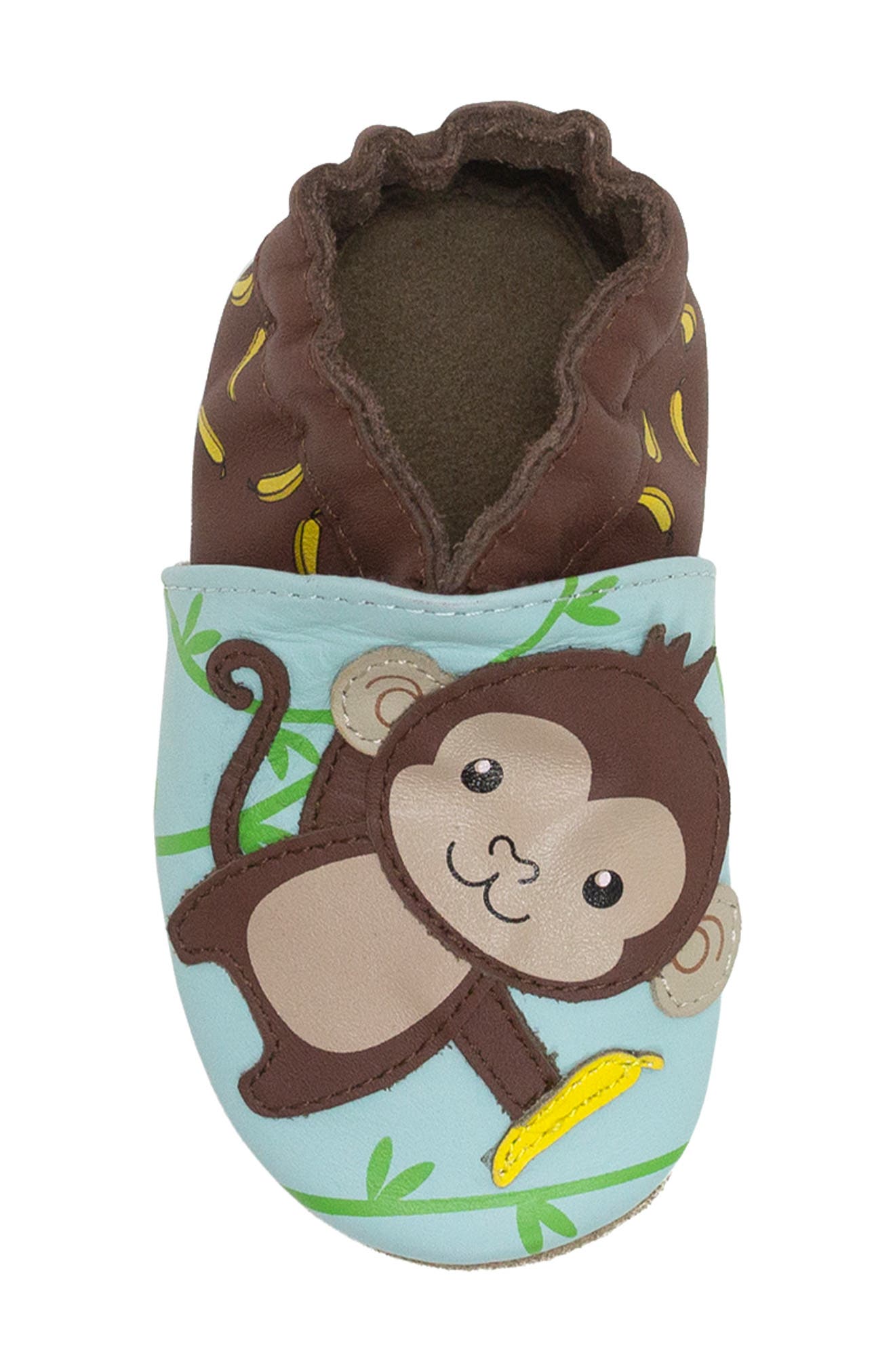 Robeez® Hanging Out Monkey Crib Shoe | Nordstromrack