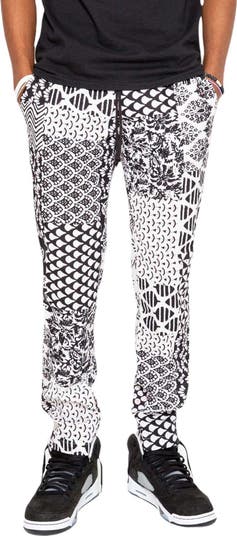 Skidz Ibiza Mixed Print Cotton Track Pants | Nordstrom