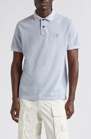 Stone Island Corta Slim Fit Piqué Polo | Nordstrom