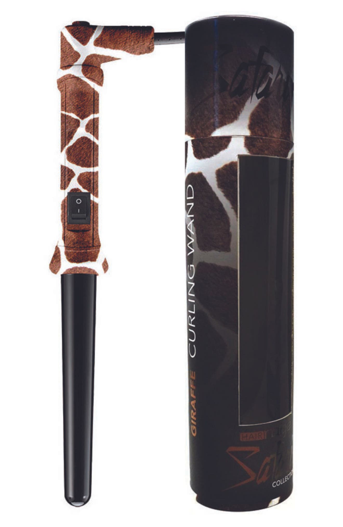 Cortex Beauty 1" Wild Animal Print Graduated Ceramic Curling Iron ...