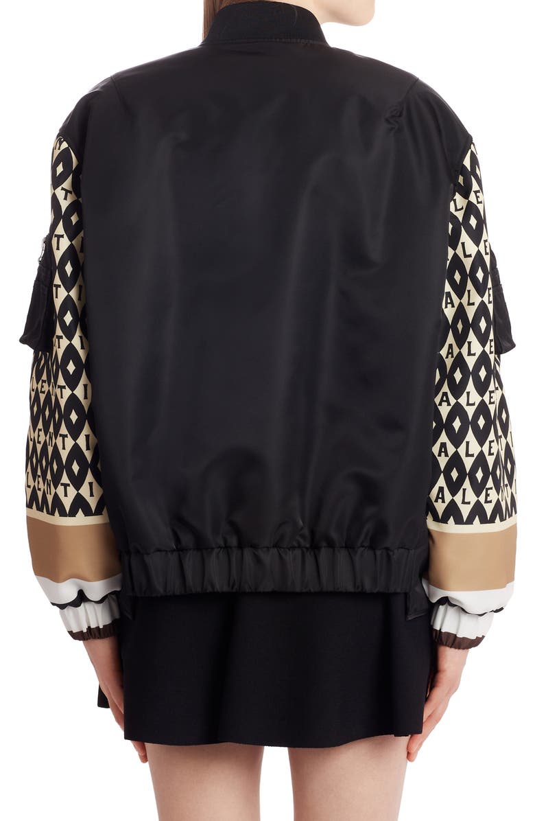 Valentino Archive Print Nylon Bomber Jacket | Nordstrom