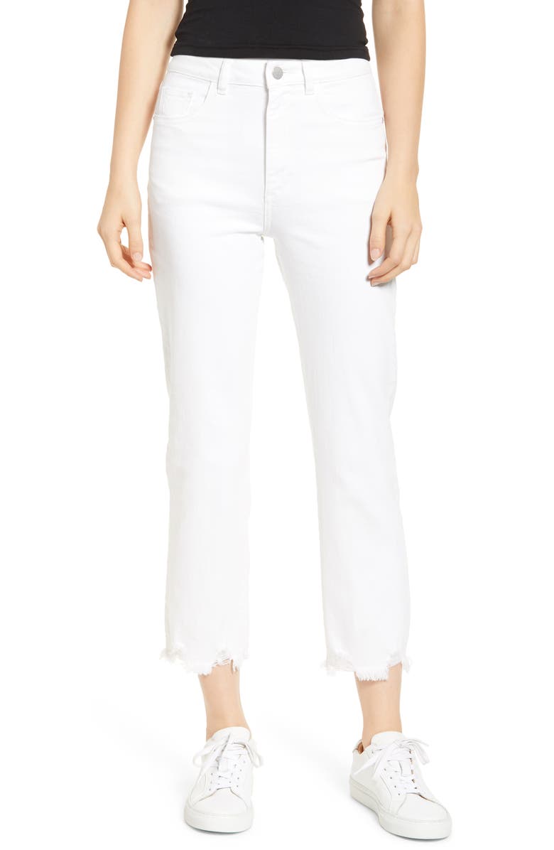 DL1961 Jerry High Waist Vintage Crop Straight Leg Jeans | Nordstromrack