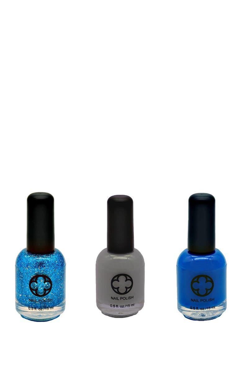 GLAMOUR STATUS 3-Piece Nail Polish Set - Midnight Sky | Nordstromrack