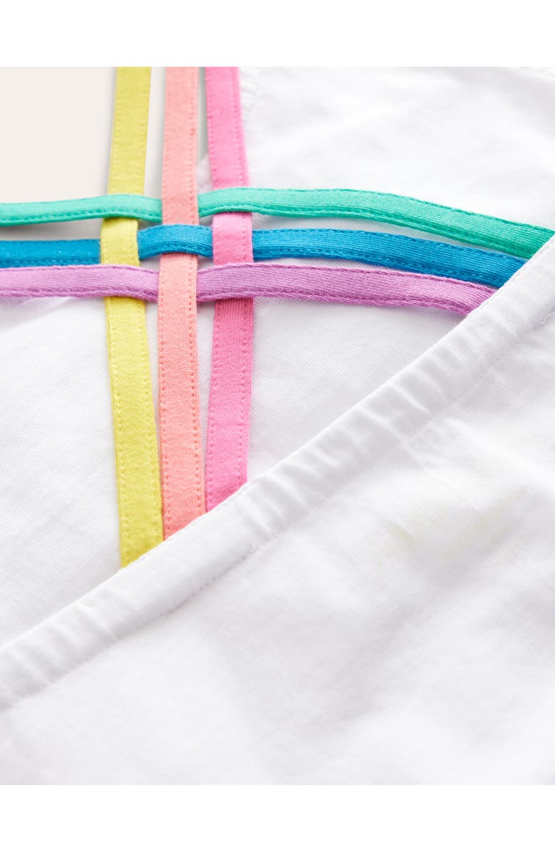 Mini Boden Kids' Rainbow Strap Cotton Tank | Nordstromrack