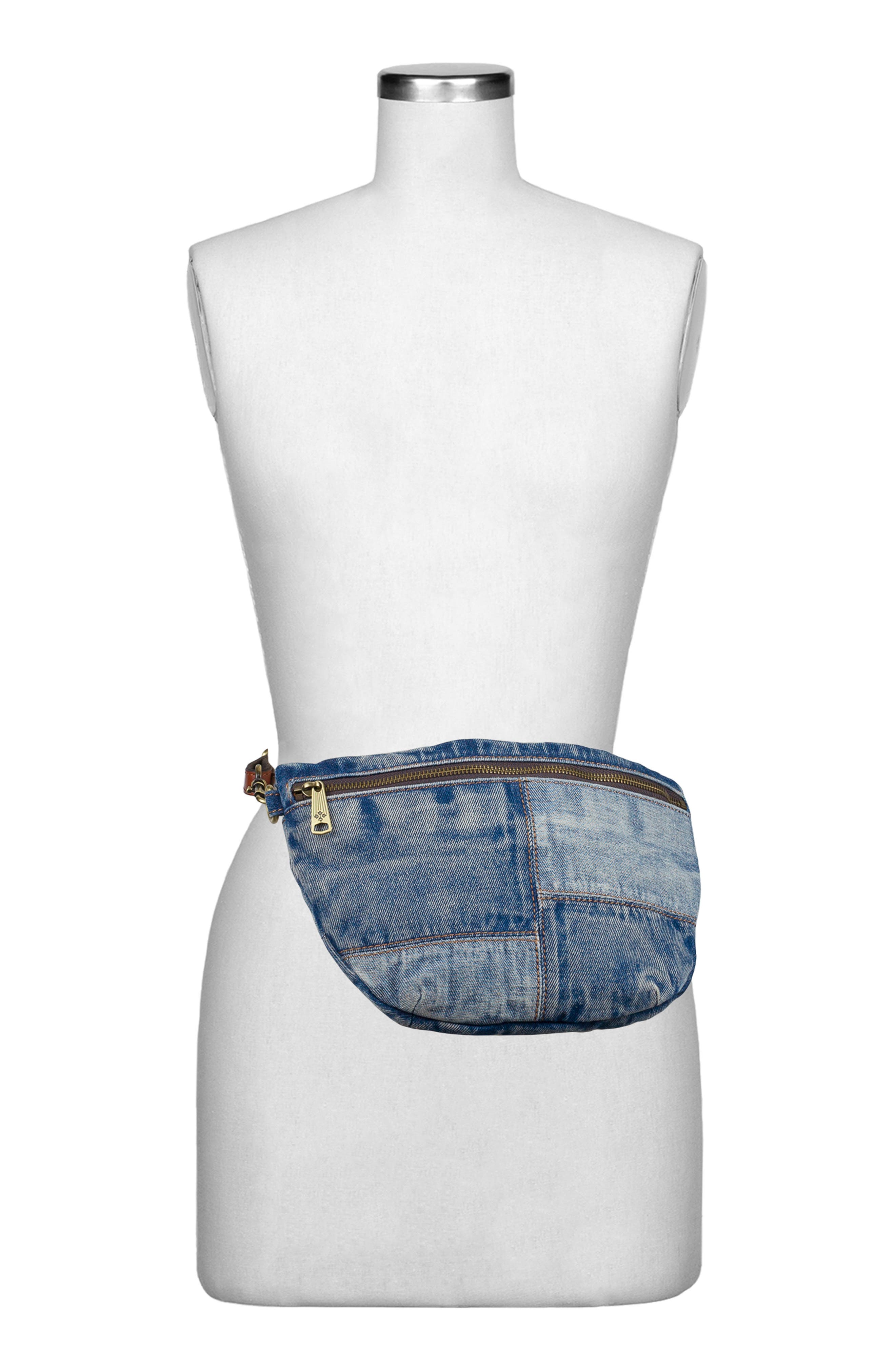 Patricia Nash Tinchi Denim Patchwork Belt Bag | Nordstromrack