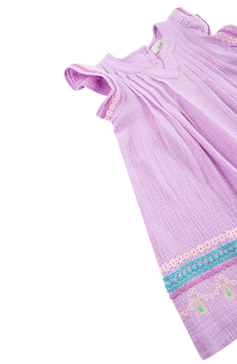 Peek Aren't You Curious Kids' Embroidered Hem Sleeveless Dress ...