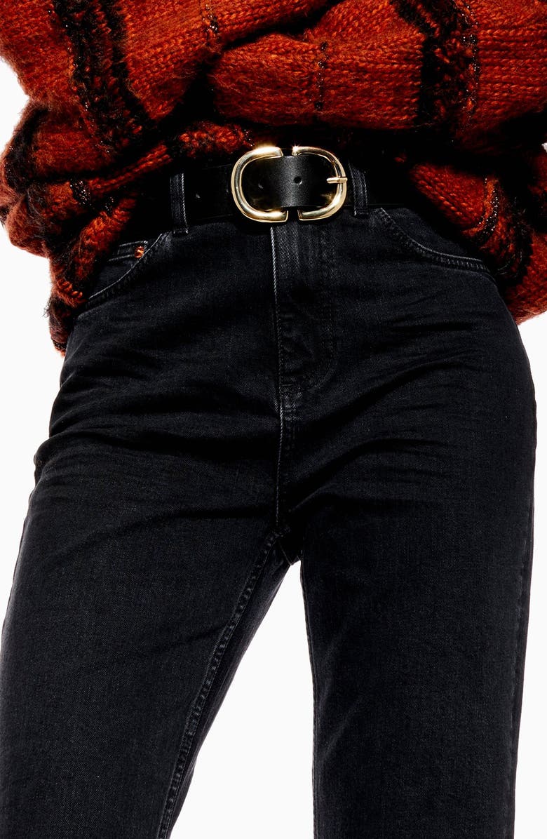 Topshop Ripped High Waist Straight Leg Jeans | Nordstrom