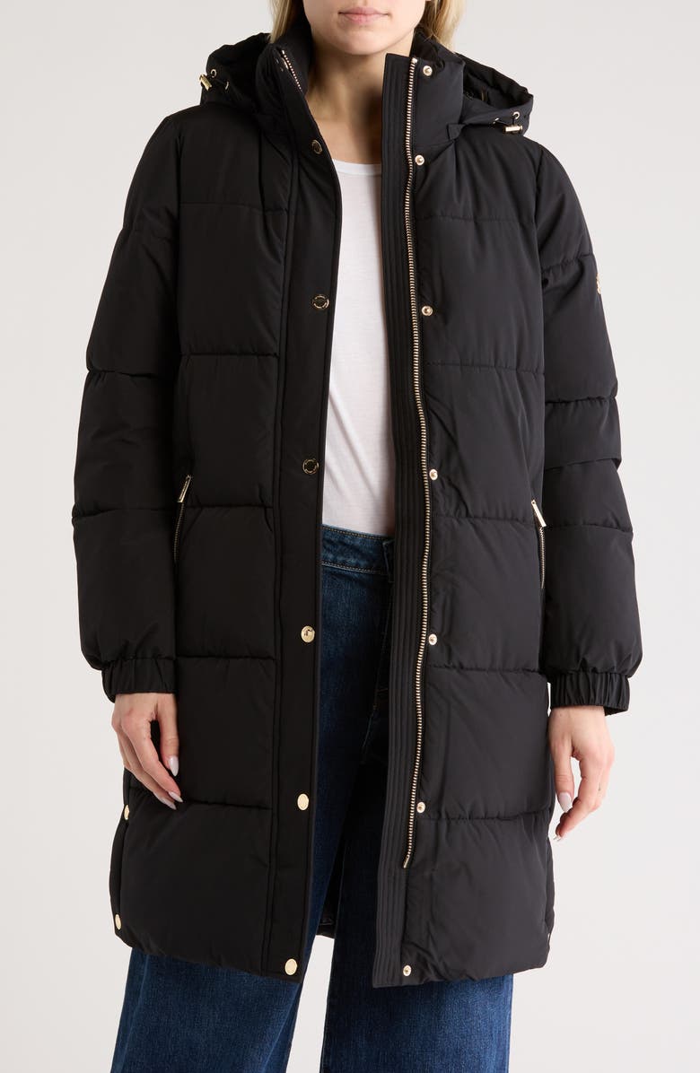 Michael Kors Long Hooded Puffer Coat | Nordstromrack