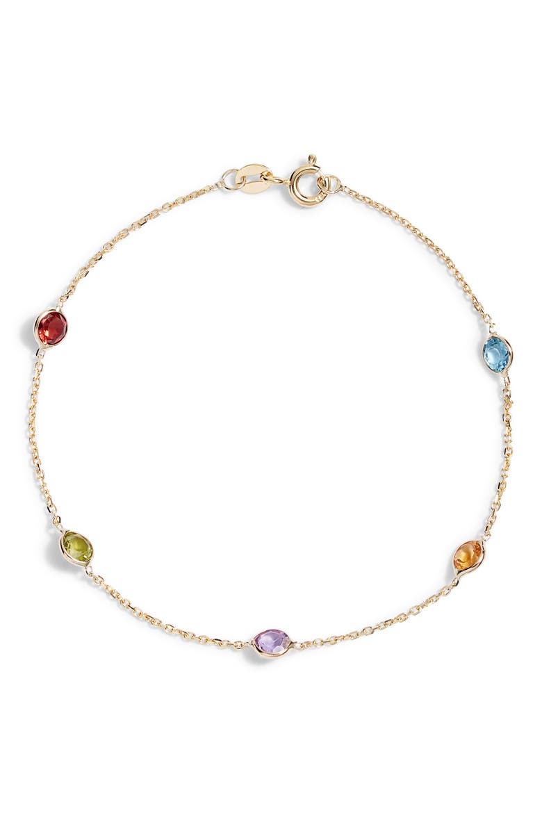 Poppy Finch Rainbow Gem Bracelet (Women) | Nordstrom