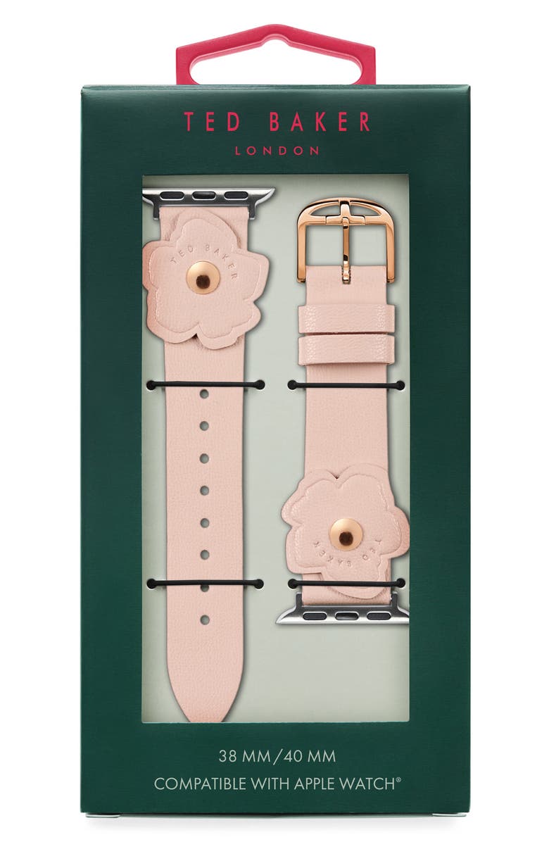 Ted Baker 20mm Faux Leather Apple Watch® Watchband | Nordstromrack