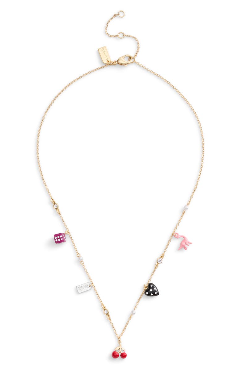 COACH Mini Charm Necklace | Nordstrom