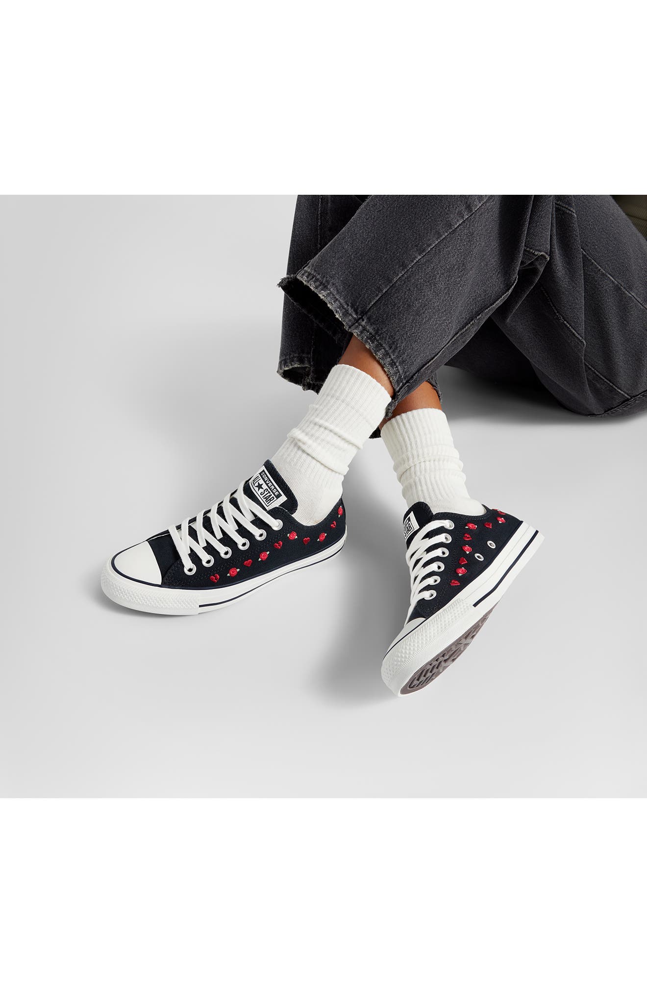 Converse Chuck Taylor® All Star® Ox Embroidered Low Top Sneaker (Women ...