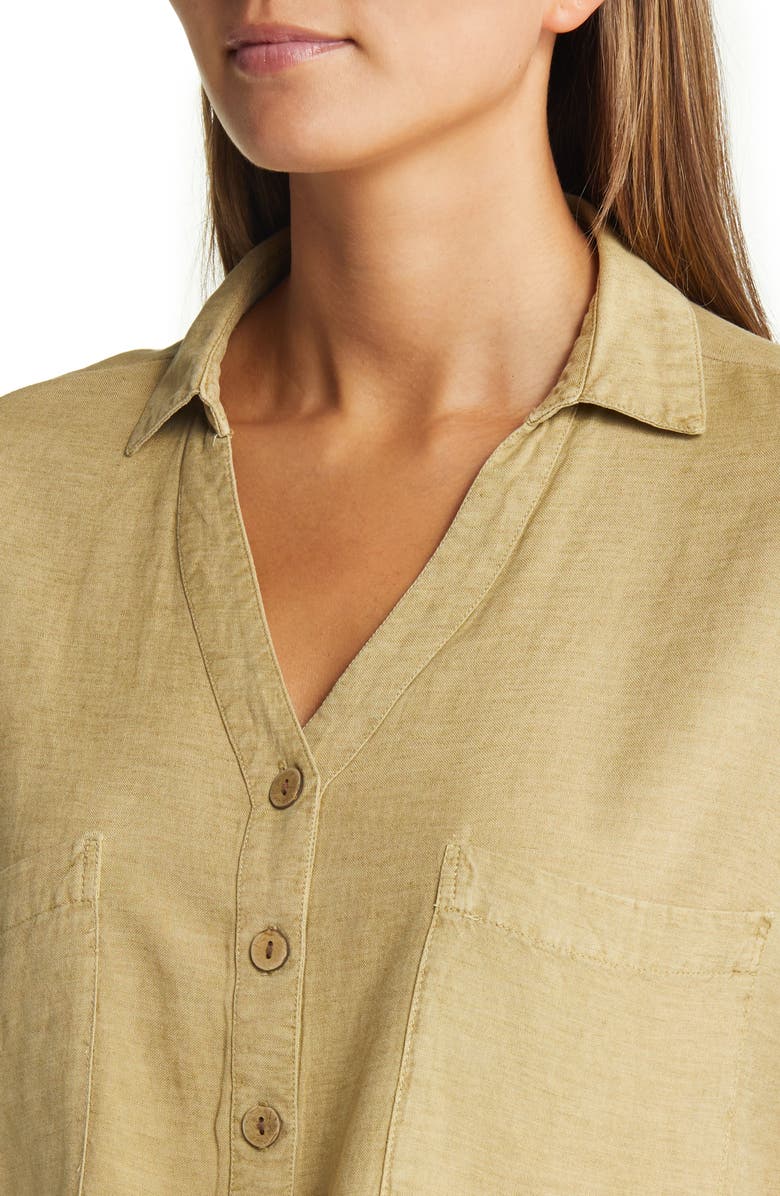 Rip Curl Crop Button-Up Shirt | Nordstromrack