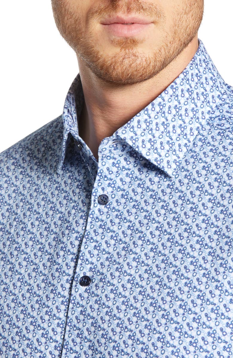 Stone Rose Regular Fit Geo Print Shirt | Nordstromrack