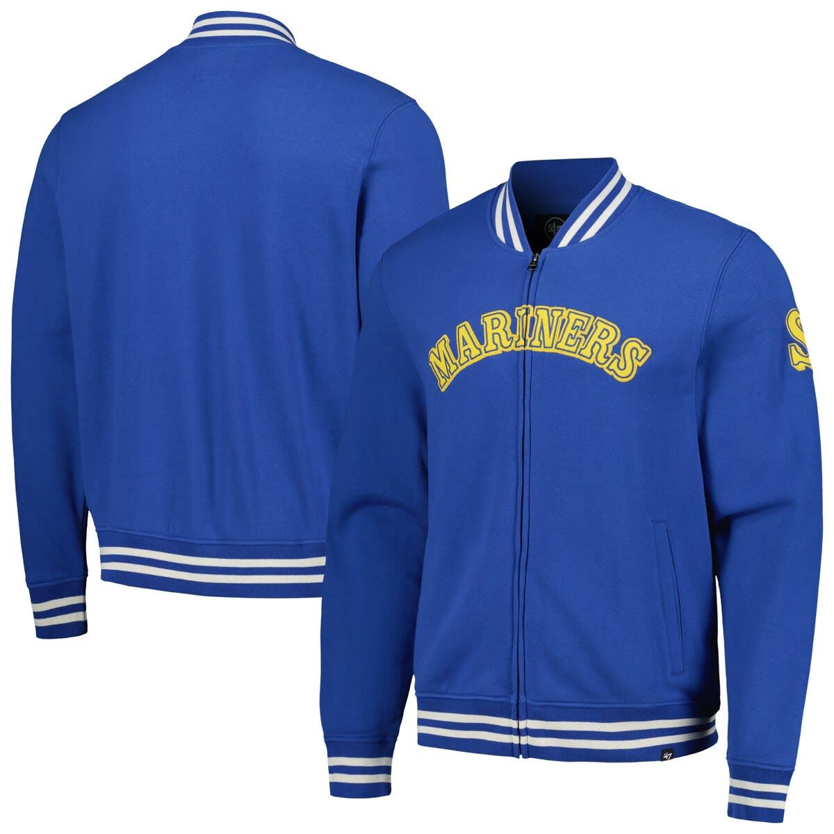 '47 Men's '47 Royal Seattle Mariners Wax Pack Pro Camden Full-Zip Track ...