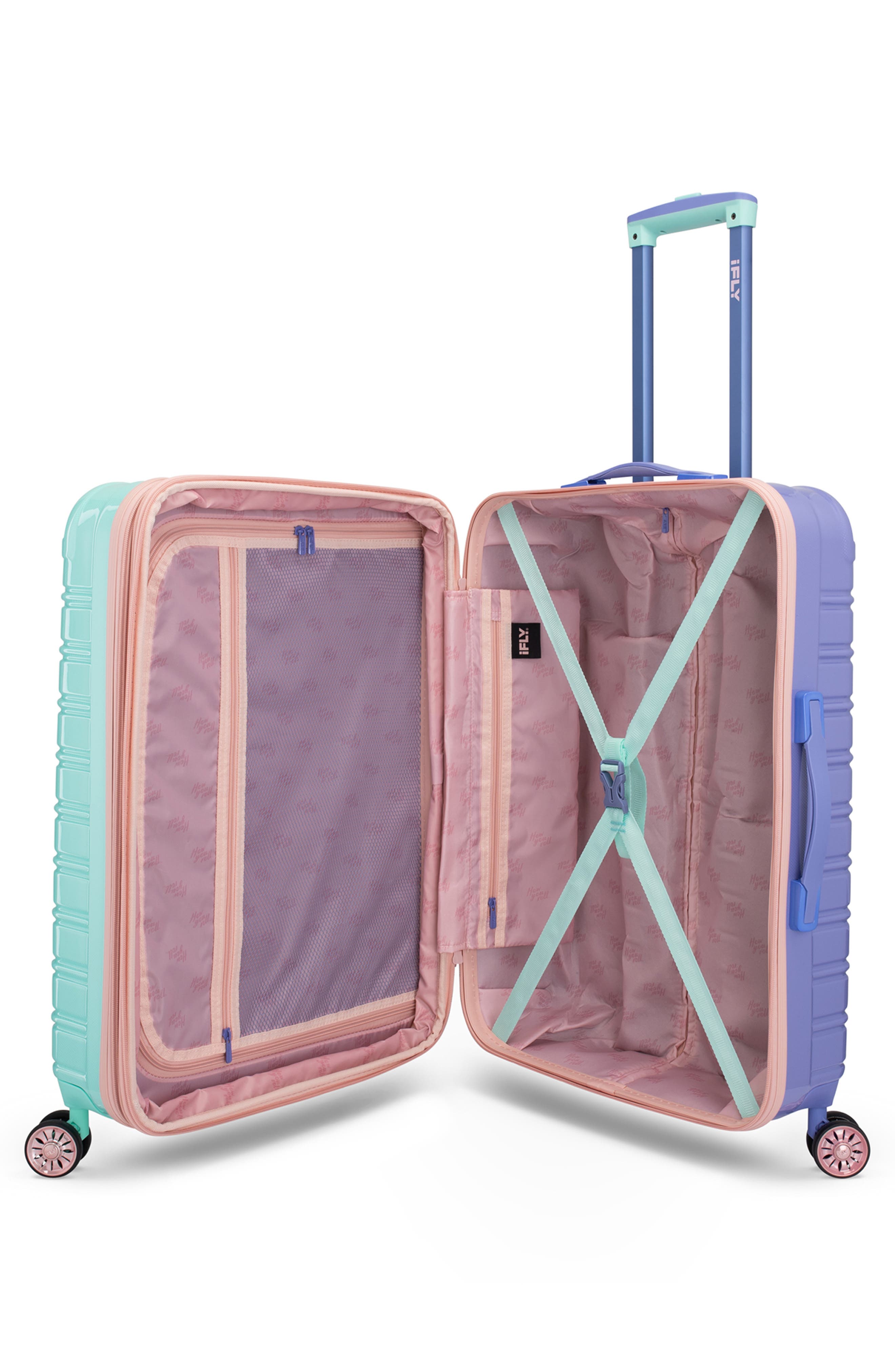 IFLY Fibertech Colorblock 24" Expandable Hardside Spinner | Nordstromrack