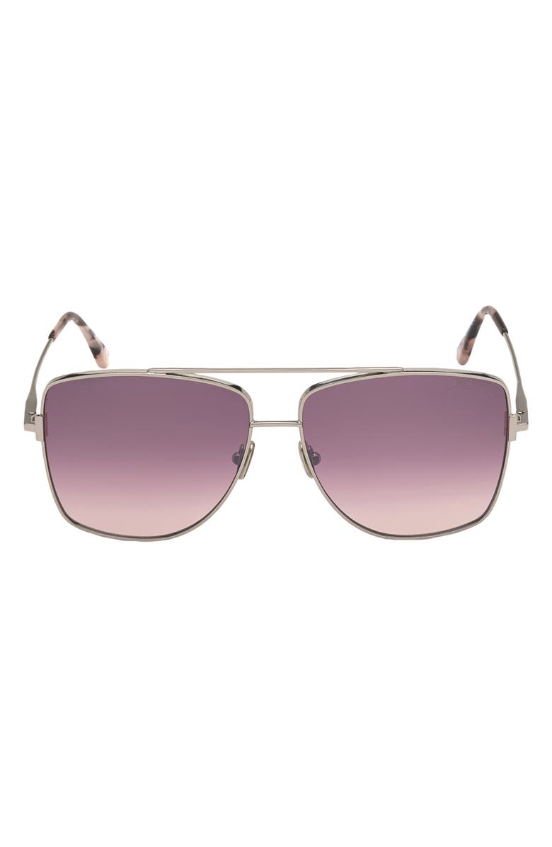 TOM FORD Reggie 61mm Gradient Aviator Sunglasses | Nordstrom