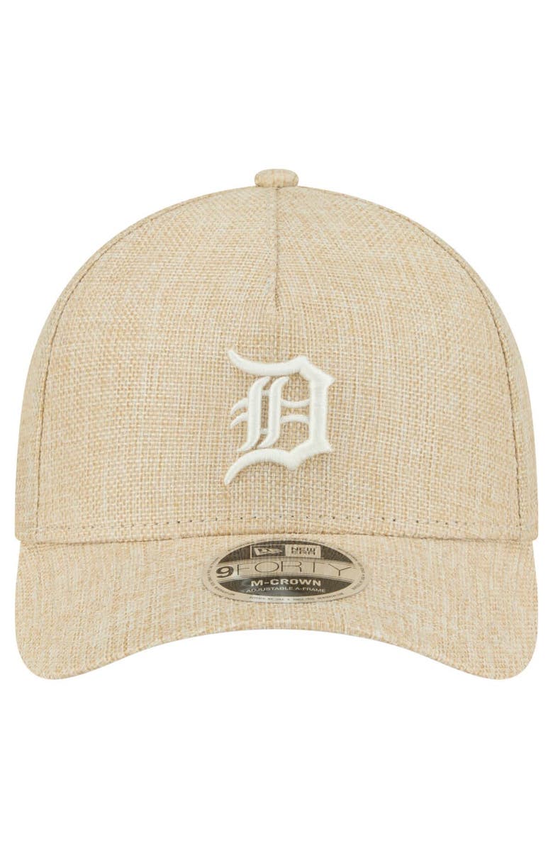 New Era Men's New Era Beige Detroit Tigers Cotton Weave M-Crown A-Frame ...