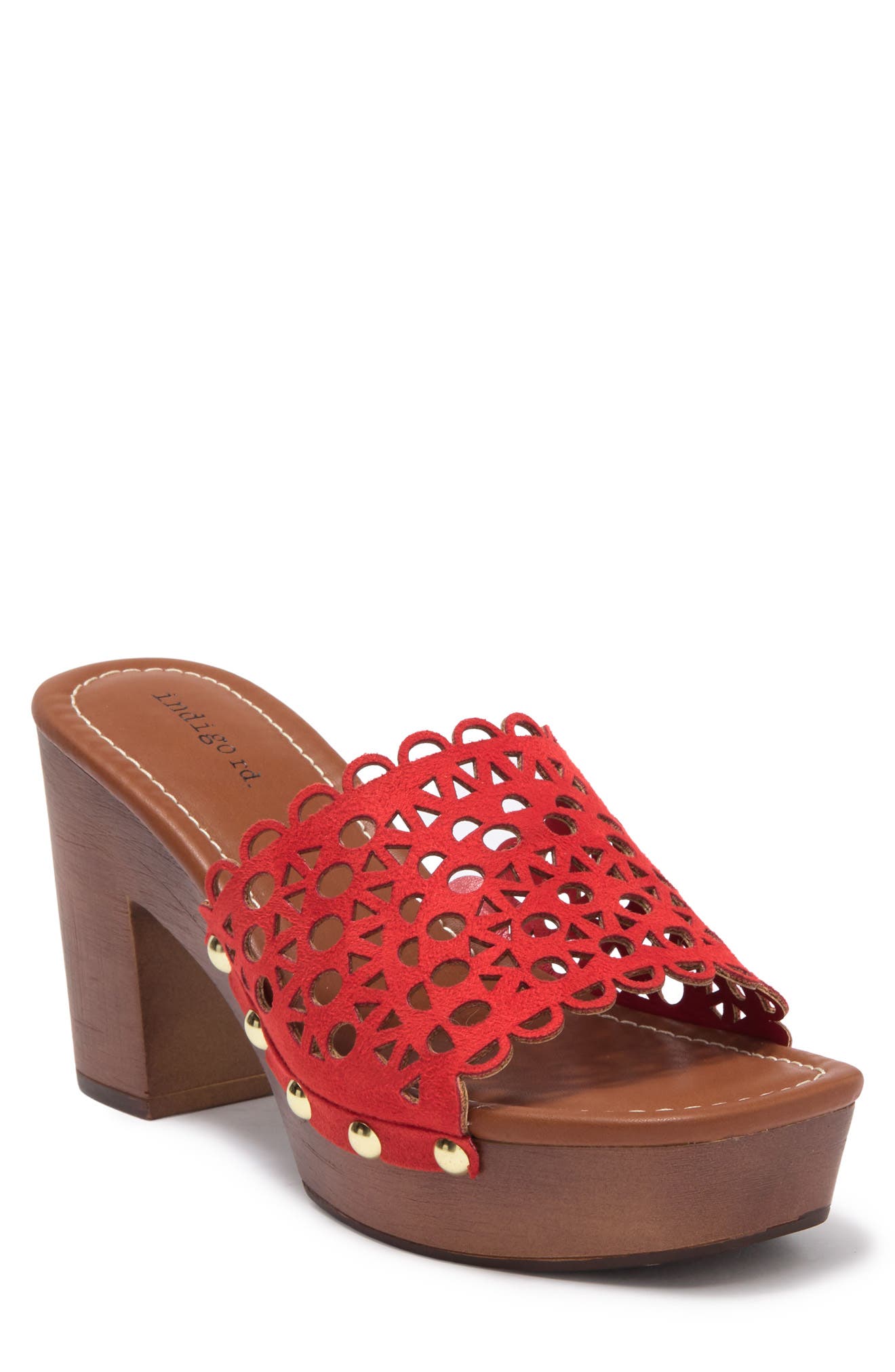 Indigo Rd Laser Cut Mule Platform Sandal | Nordstromrack