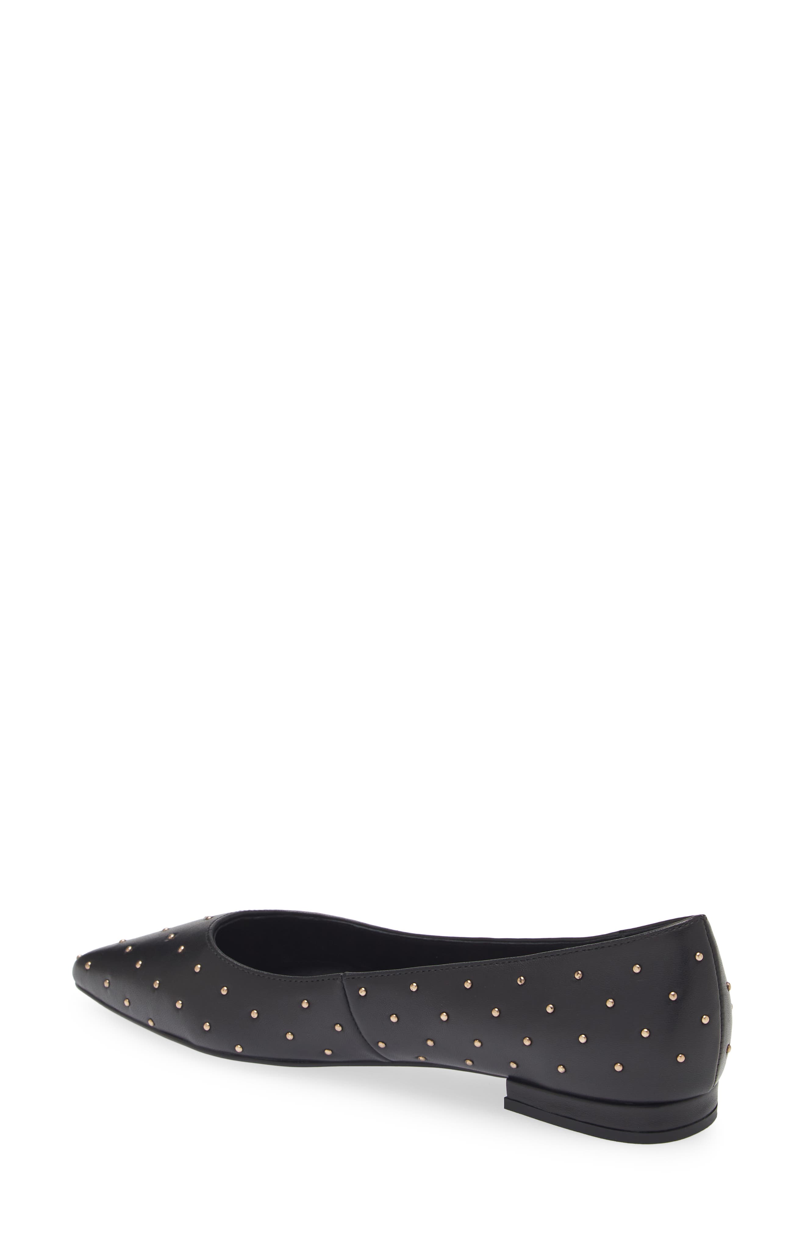 Cecelia New York Brie Stud Pointed Toe Flat (Women) | Nordstrom