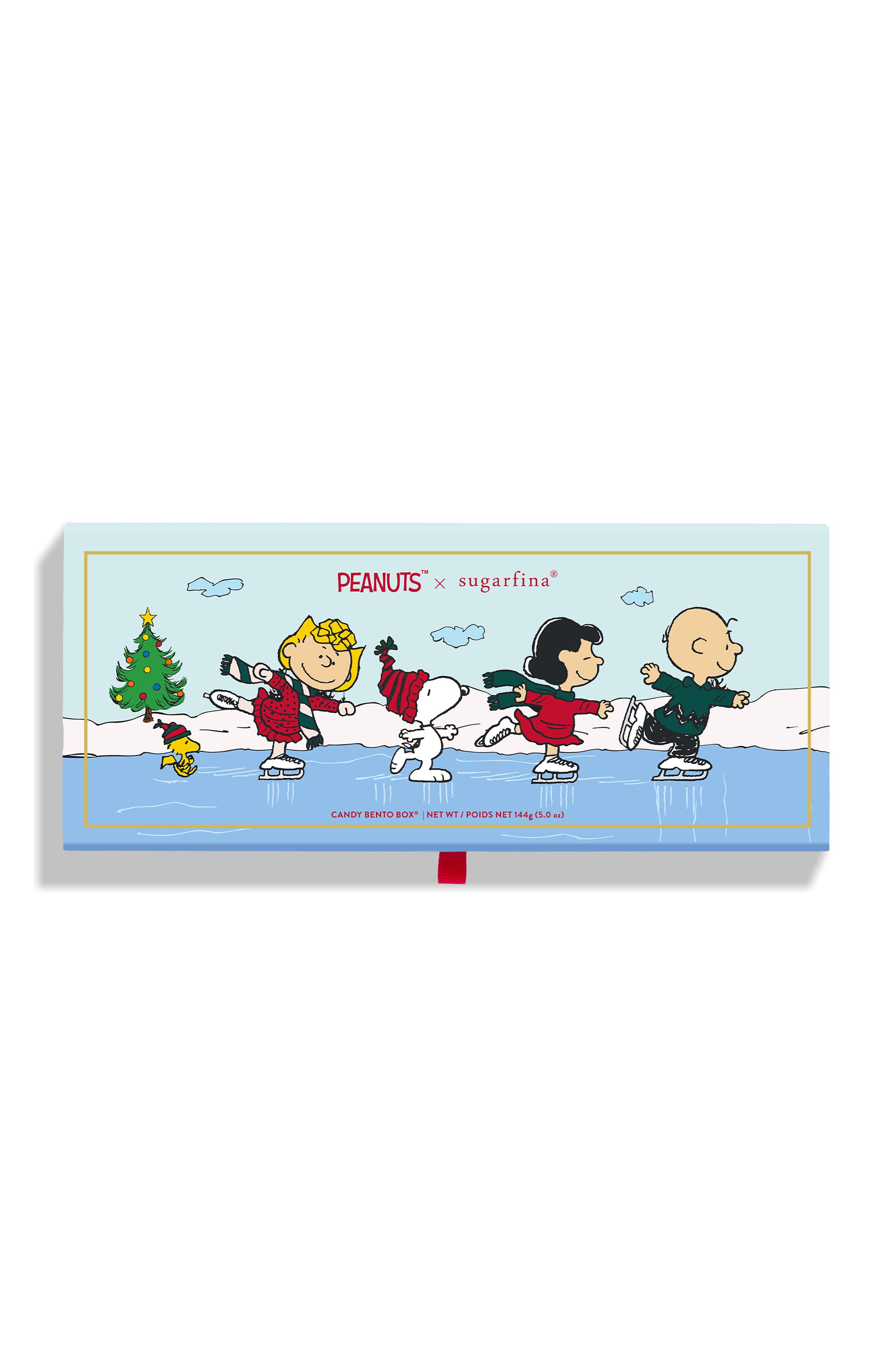 sugarfina x Peanuts Holiday 3-Piece Candy Pop-Up Bento Box | Nordstrom